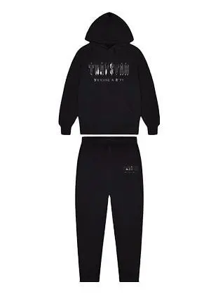 Trapstar Decoded Tracksuit Set - Black Monochrome