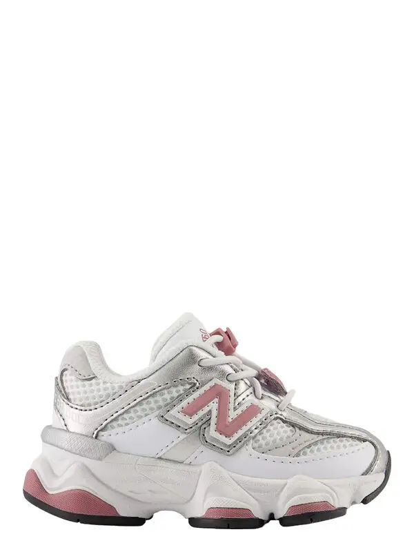 NEW BALANCE 9060 Bungee Lace Sneakers - Nb 103 White/rosewood