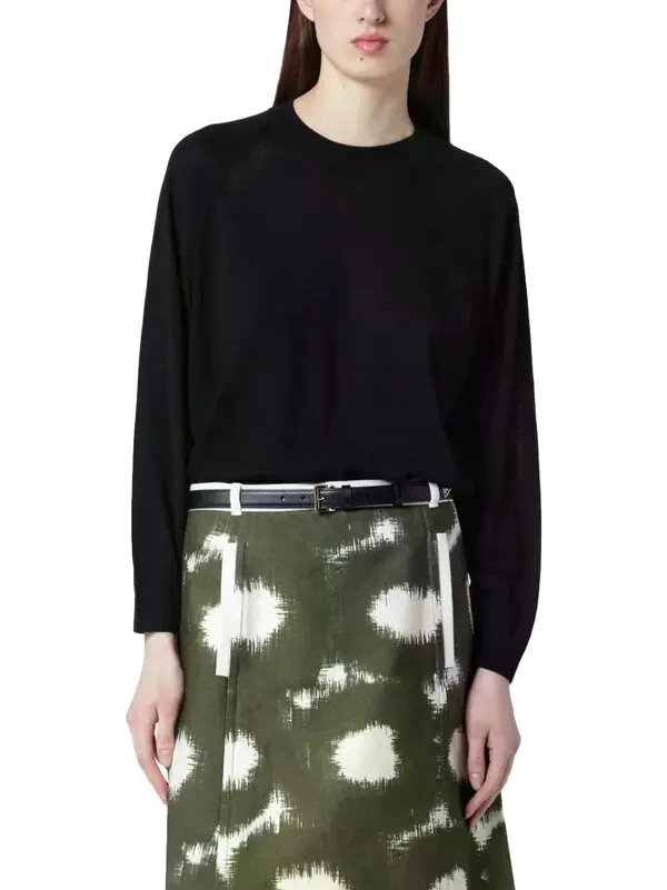 ROBERTO COLLINA Crew Neck Knitwear - Black