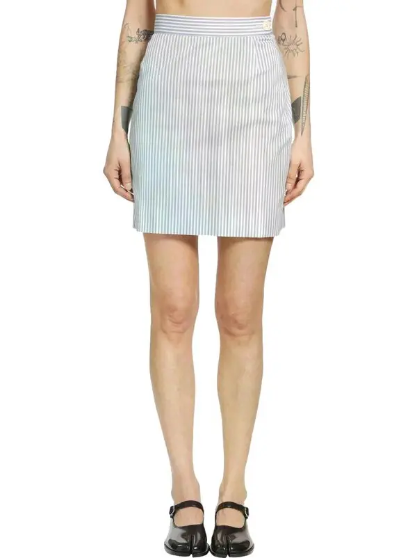 VIVIENNE WESTWOOD Striped Skirt - Blue
