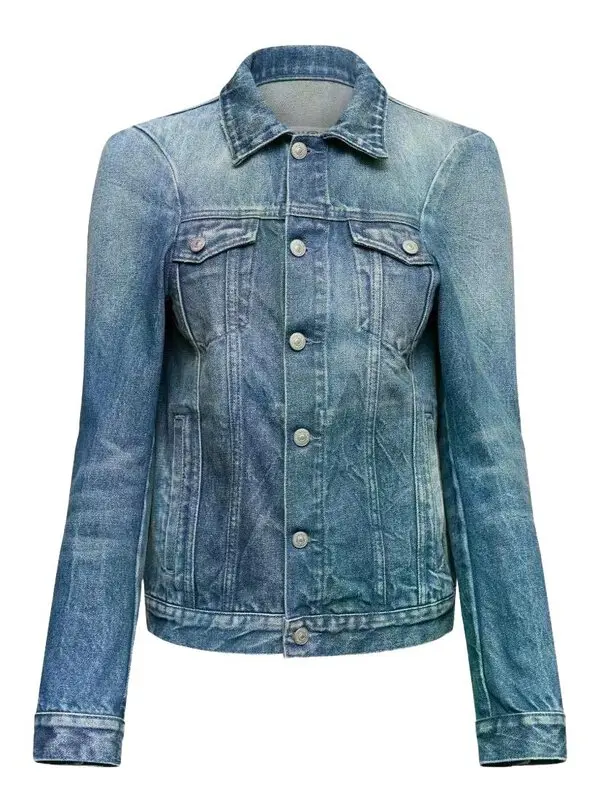 MAISON MARGIELA Buttoned Denim Jacket - Blue