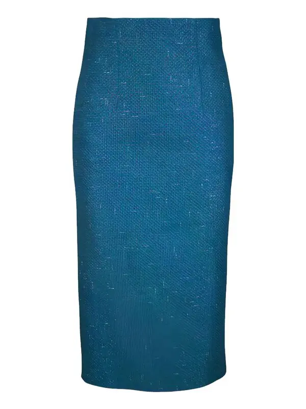 Kiton Pencil Skirt - Blue