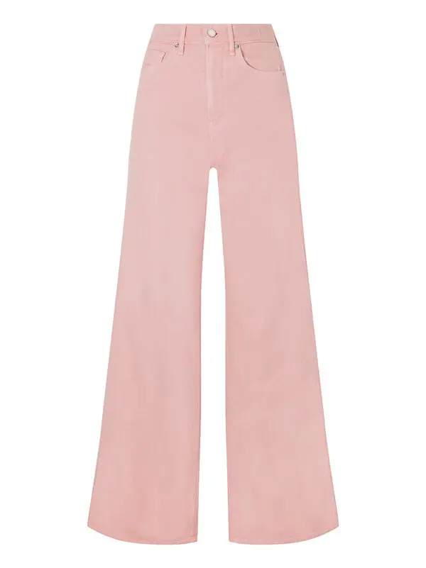 Veronica Beard Taylor Cotton-blend Straight-leg Pants - Pink