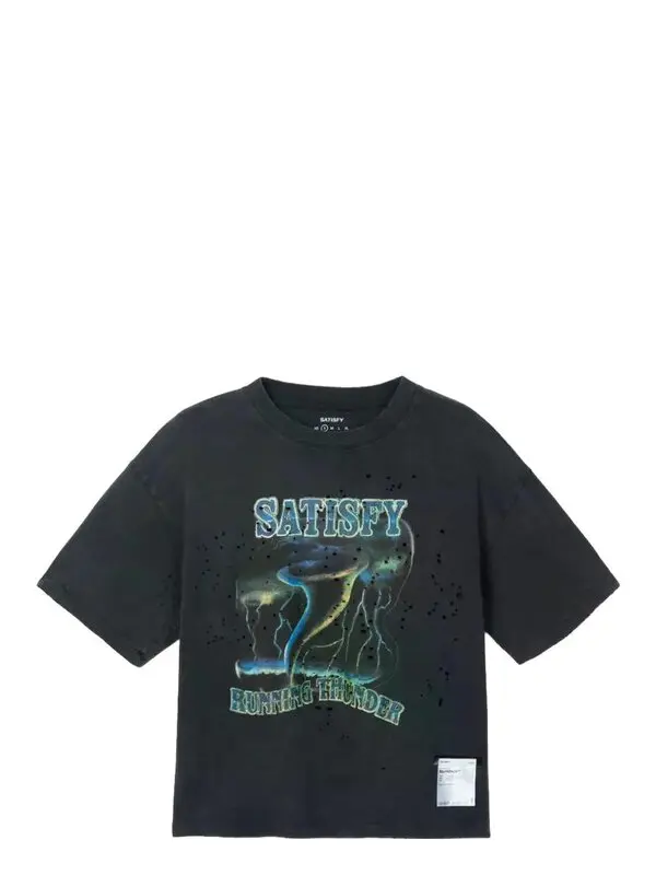 Satisfy Graphic-print T-shirt - Black