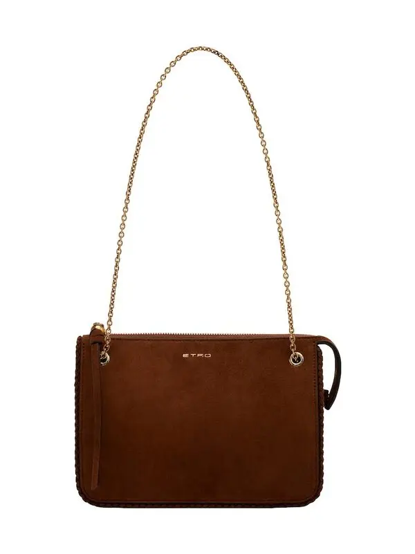 Etro Suede Crossbody Bag - Brown
