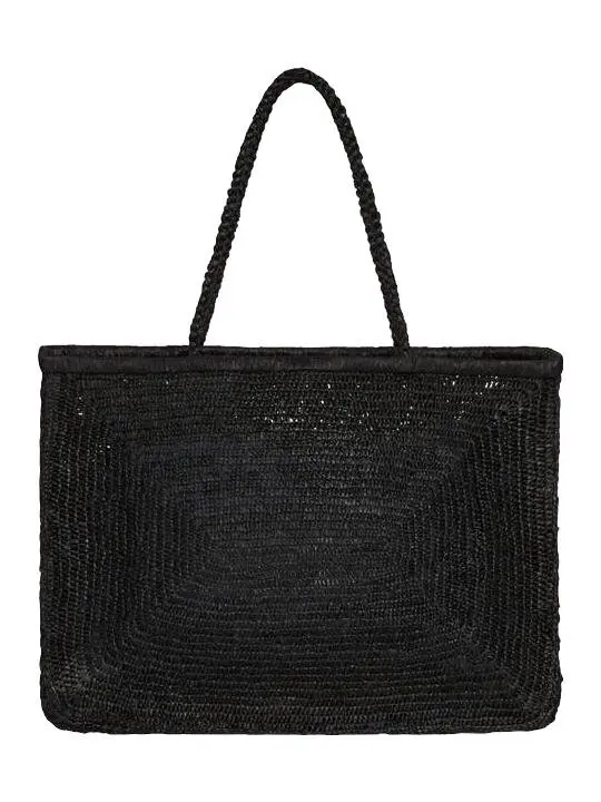 Vitamin A® Amani Raffia Tote - Black