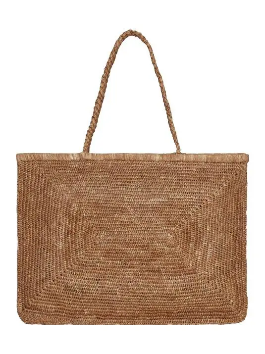 Vitamin A® Amani Raffia Tote - Caramel