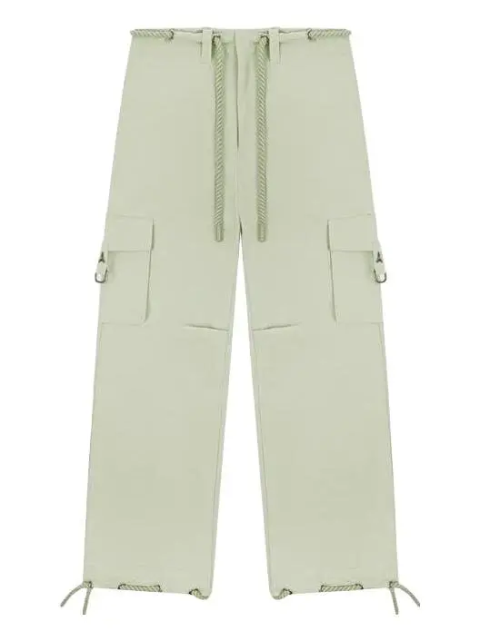 Manière De Voir Ripstop Parachute Cargo Pants - Sage