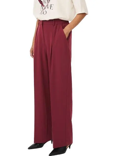 MASAI COPENHAGEN Mapryscian Wide-leg Trousers - Tawny Port