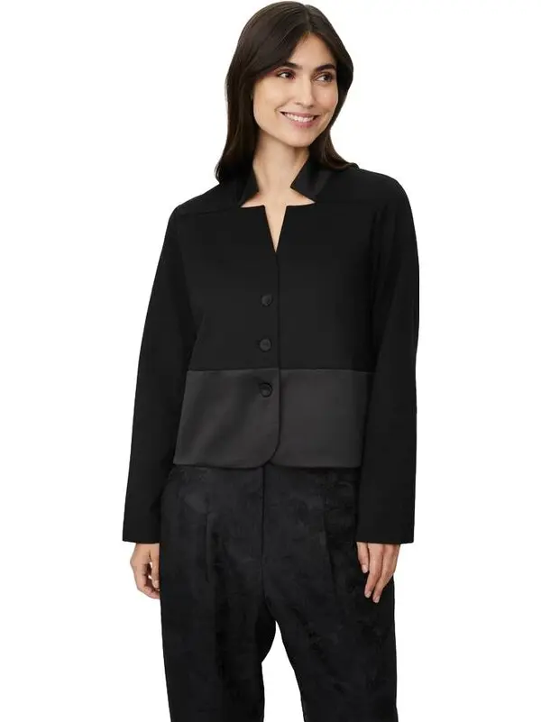 MASAI COPENHAGEN Majadania Cropped Blazer - Black