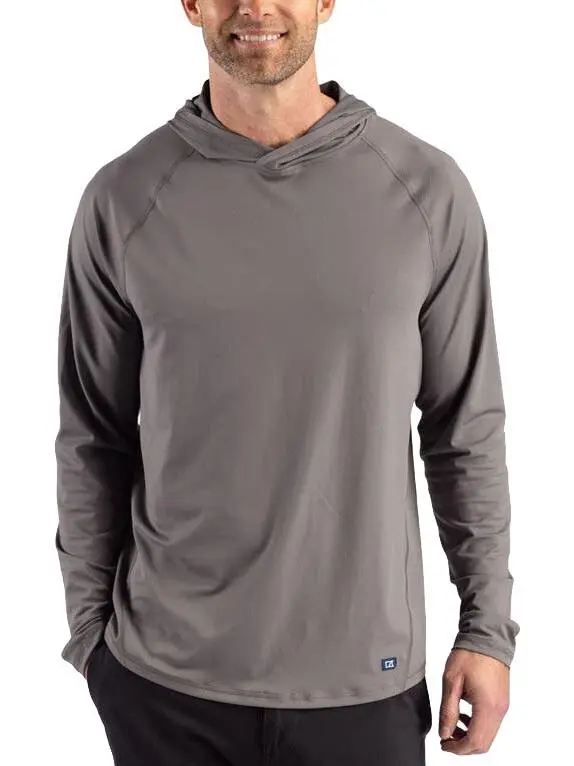 Cutter & Buck Prospect Epic Confidence Featherlight Performance Pullover Hoodie - Elemental Grey