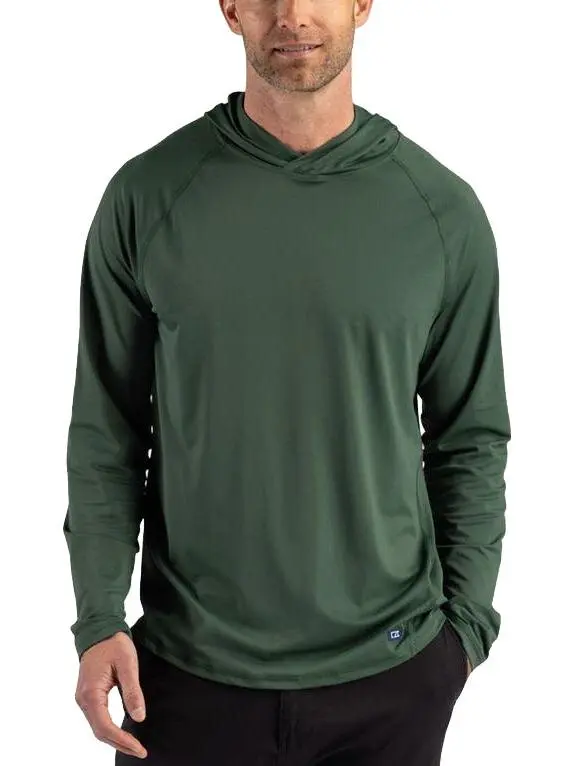 Cutter & Buck Prospect Epic Confidence Featherlight Performance Pullover Hoodie - Hunter