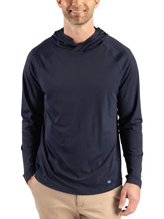 Cutter & Buck Prospect Epic Confidence Featherlight Performance Pullover Hoodie - Navy Blue