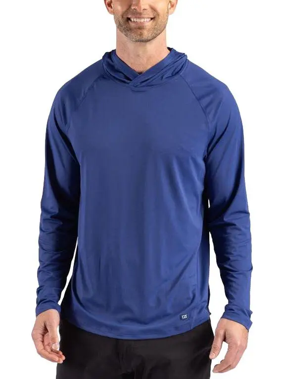 Cutter & Buck Prospect Epic Confidence Featherlight Performance Pullover Hoodie - Tour Blue