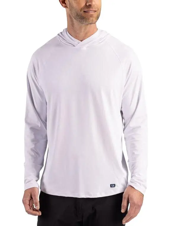Cutter & Buck Prospect Epic Confidence Featherlight Performance Pullover Hoodie - White