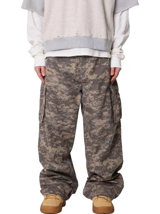 Mnml Mega Baggy Cargo Pants - Digi Camo