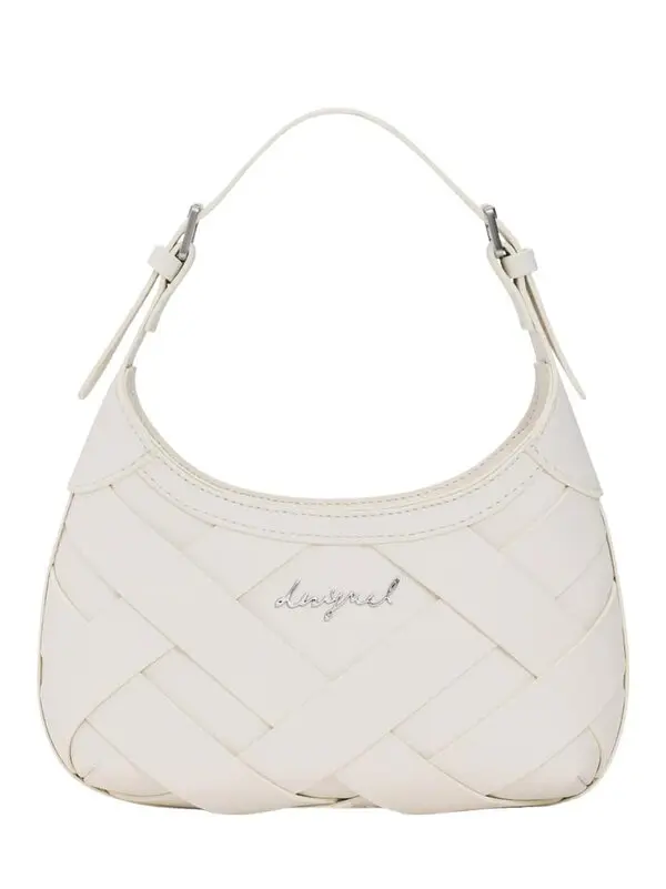 Desigual Faux Leather Shoulder Bag - Off White