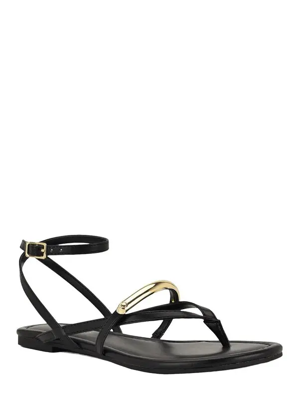 Nine West Bretta Ankle Strap Sandal - Black