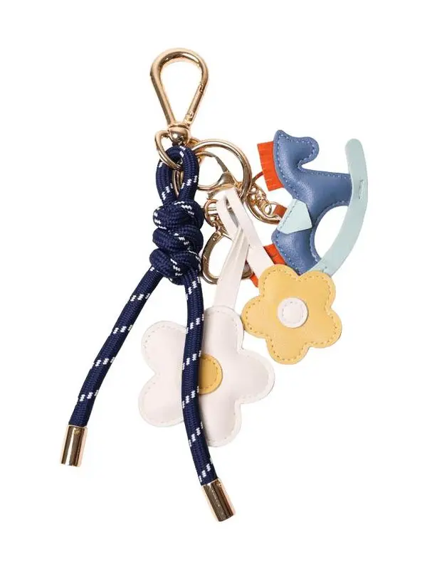 POP UPS BRAND Key Chain With Charms - Blue