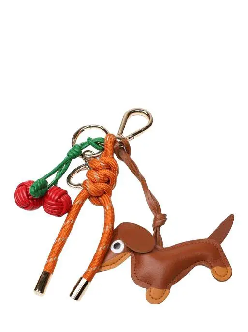 POP UPS BRAND Key Chain With Charms - Orange/brown Dog