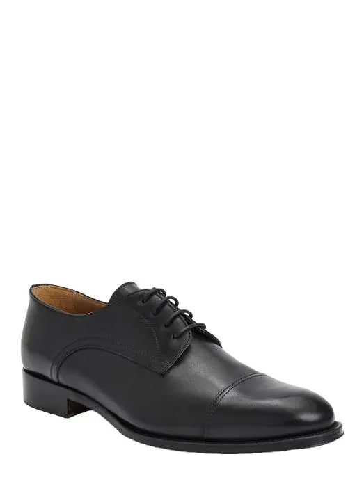Bruno Magli Rimini Cap Toe Derby - Black Calf