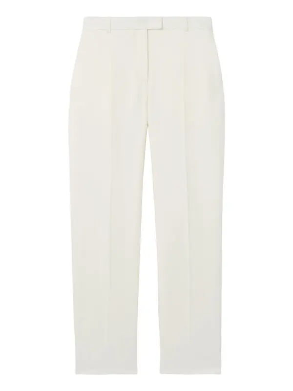 Alexander McQueen Cigarette Trousers - Ivory