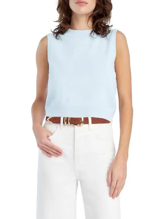 FAVORITE DAUGHTER The Cecilia Sweater Tank - Sky Blue