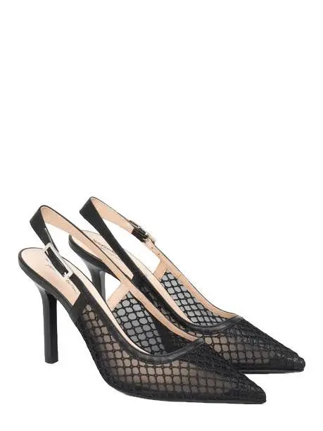 NEROGIARDINI Pointed Toe Slingback Pump - Black