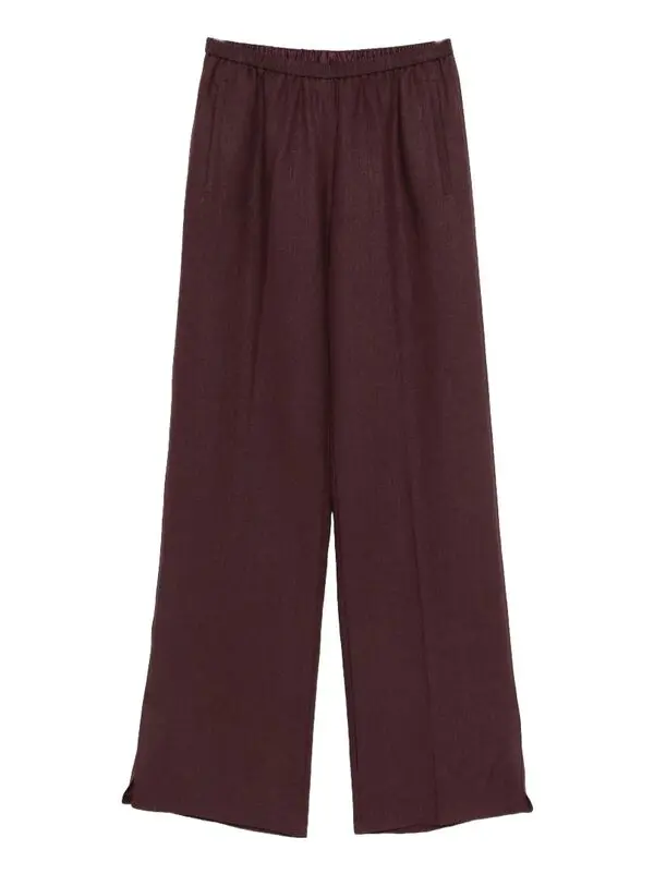 FORTE_FORTE Linen Trousers - Brown