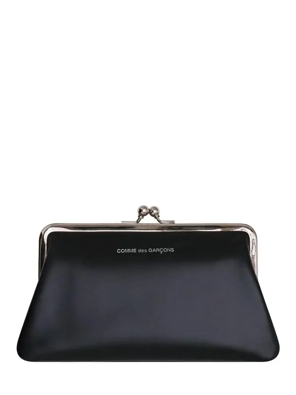 Comme Des Garçons Leather Mini Clutch - Black