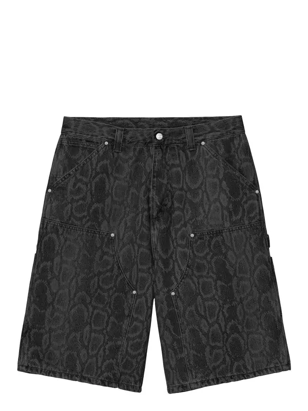 Carhartt Work In Progress Bermuda Og Double Knee - Black