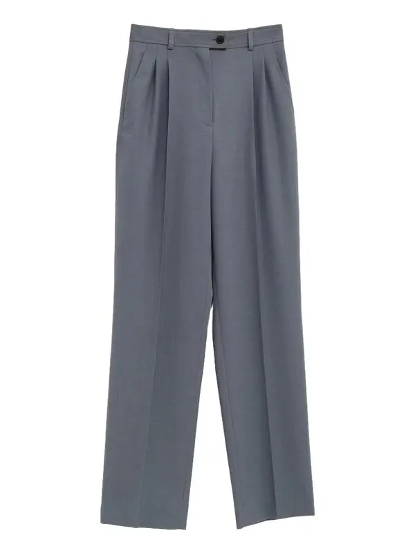 THE ROW Ragnar Wool Trousers - Sky Blue