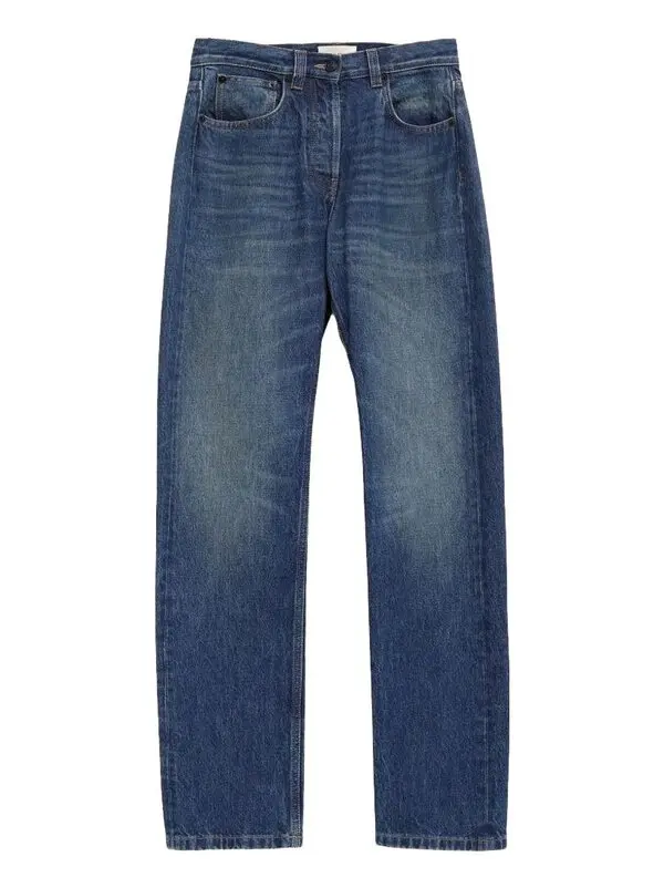 THE ROW Daciana Denim Cotton Jeans - Blue