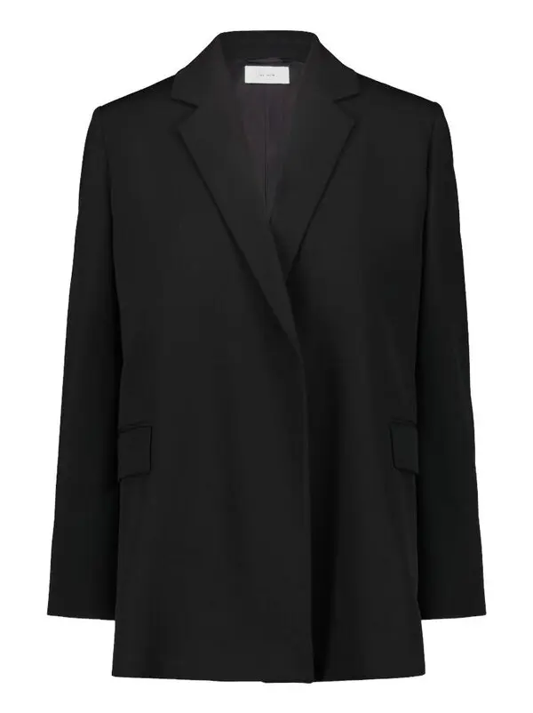 THE ROW Devlin Wool Jacket - Black