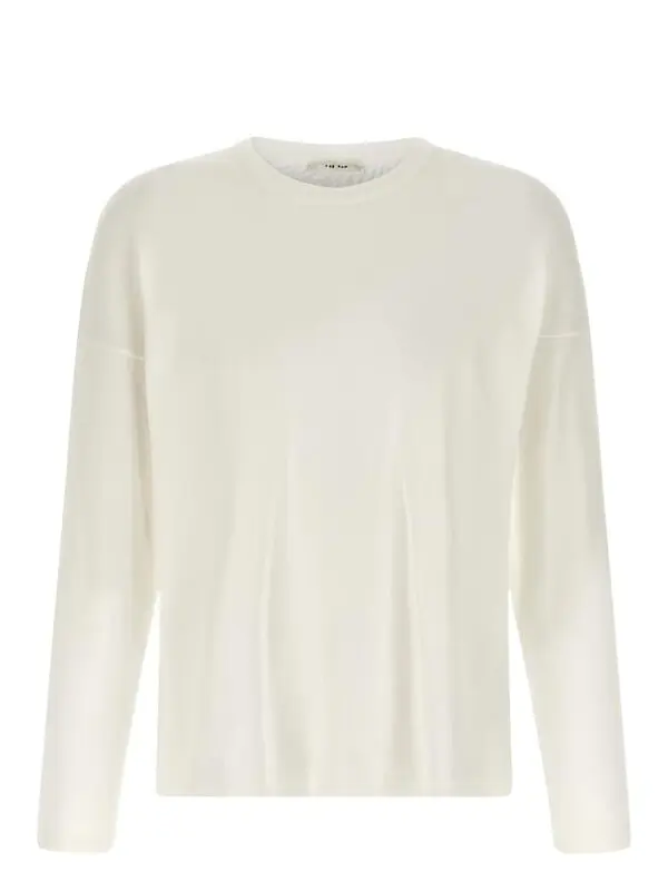 THE ROW Floris Cotton Sweater - White