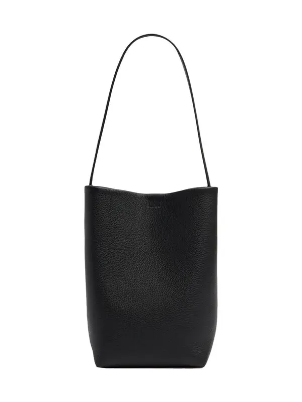 THE ROW Park Tote Small Leather Tote Bag - Black