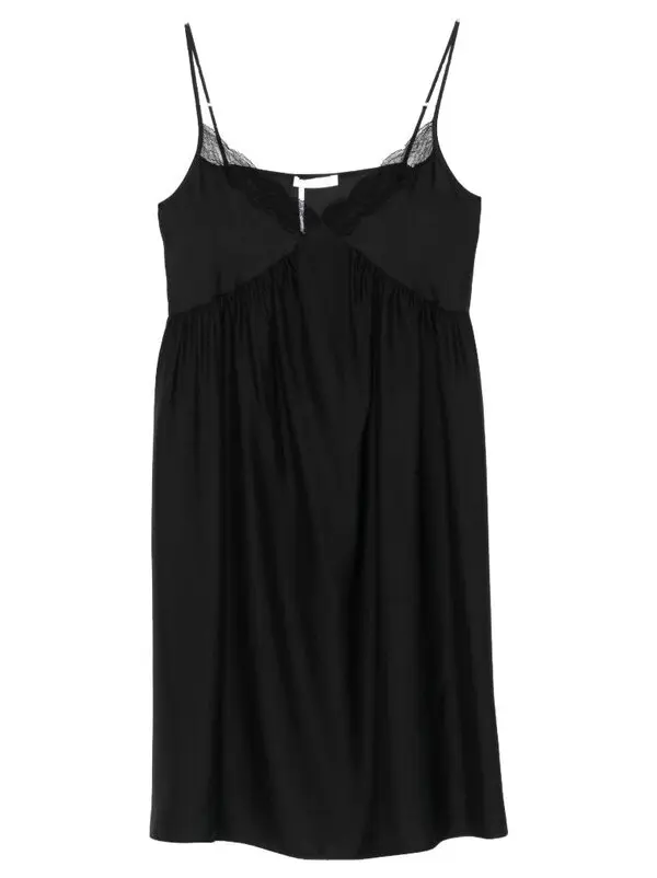 THE ROW Barett Silk Midi Dress - Black