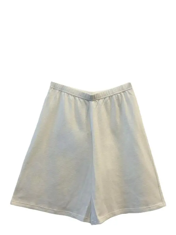 THE ROW Larissa Cotton Bermuda Shorts - White