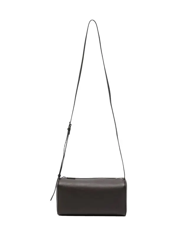 THE ROW 90's Leather Cylinder Bag - Black