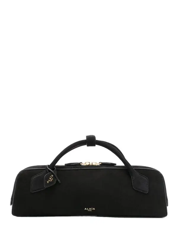 Alaïa Le Teckel Leather Clutch - Black