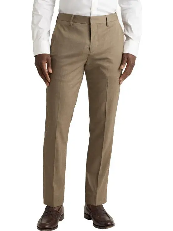Bonobos Jetsetter Stretch Wool Suit Pants - Tan