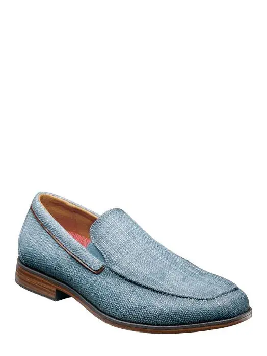 STACY ADAMS Ridgely Moc-toe Loafer - Navy