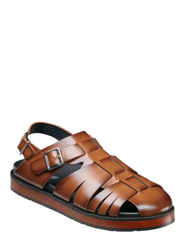 STACY ADAMS Largo Fisherman Sandal - Cognac