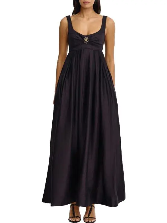 Acler Perinkle Maxi Dress - Black