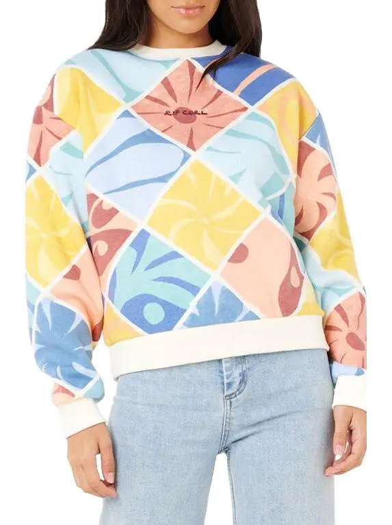 Rip Curl Artist Of The Search Ty Williams Sweatshirt - Blue/yellow Multi