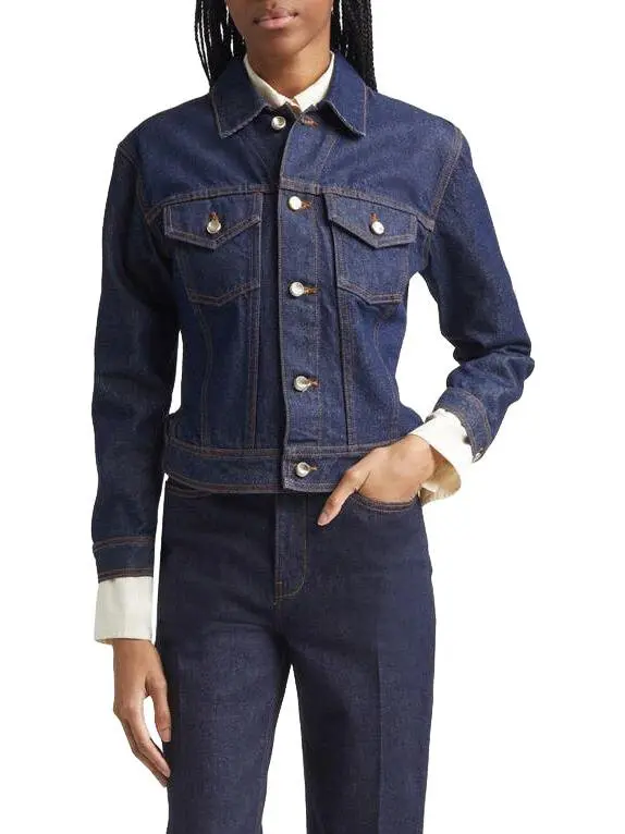 Ossou Hitch Denim Trucker Jacket - Sable Wash