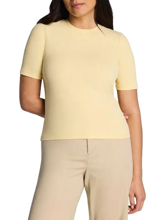 Spanx Crewneck Elbow Sleeve T-shirt - Sunbeam