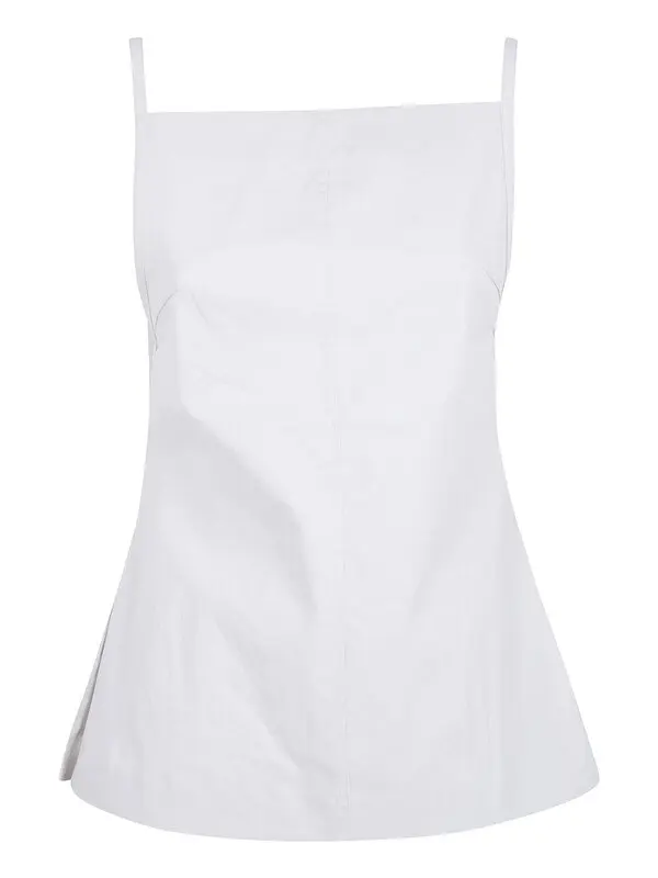 Studio Nicholson Linen Apron Top - White