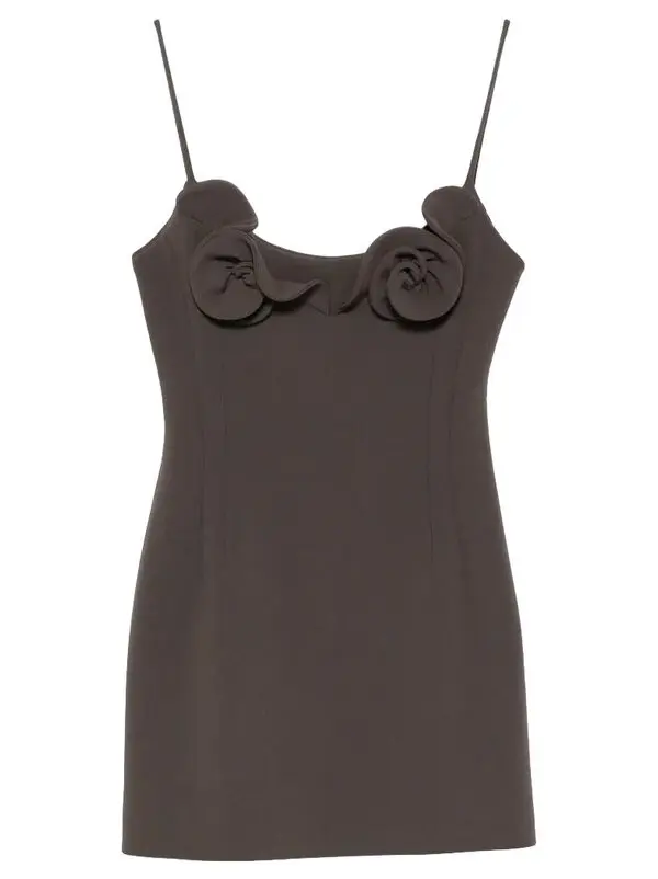 Magda Butrym Mini Underwear Dress - Brown