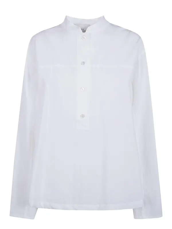 Studio Nicholson Half Placket Shirt - White